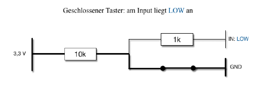 Pull-Up Widerstand am Taster: Erklärung und Berechnung · detmans blog
